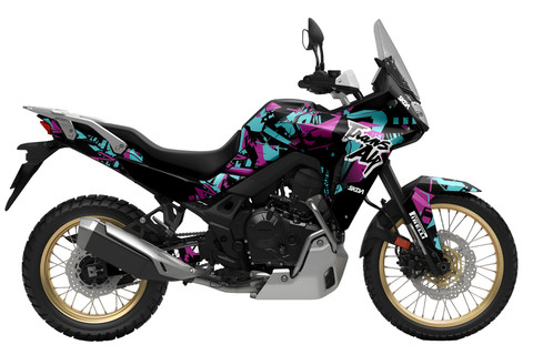 SHATTER Teal Transalp Full Graphics Kit - SKDA - AU Store