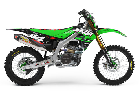 Kawasaki KX/KXF Graphics Kit - by SK Designs Australia