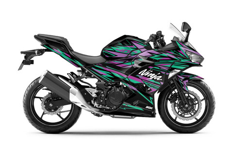 Kawasaki Ninja Graphics Kit - by SKDA