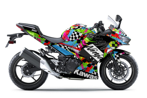 Kawasaki Ninja Graphics Kit - by SKDA