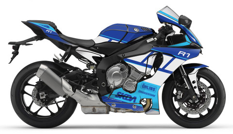 PACE Blue Supersport Full Graphics Kit - SKDA - AU Store