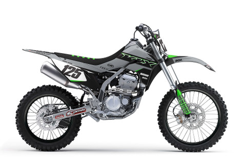 Kawasaki KLX/KDX Graphics Kit - by SKDA Moto Creative