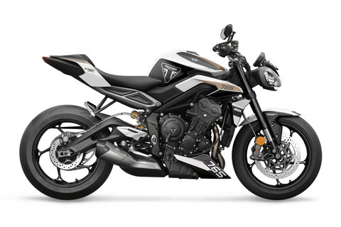 IDLE White Street Triple 765 Full Graphics Kit - SKDA - AU Store