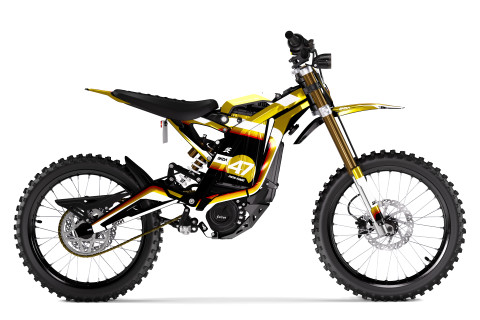 GLOTRIX CHROME Gold Surron Full Graphics Kit - SKDA - AU Store