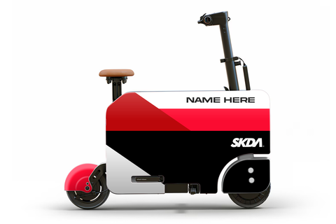 ATOM Red MotoCompacto Full Graphics Kit - SKDA - AU Store