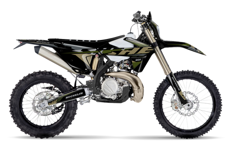 TORN Blk/Brn Sherco Full Graphics Kit - SKDA - AU Store
