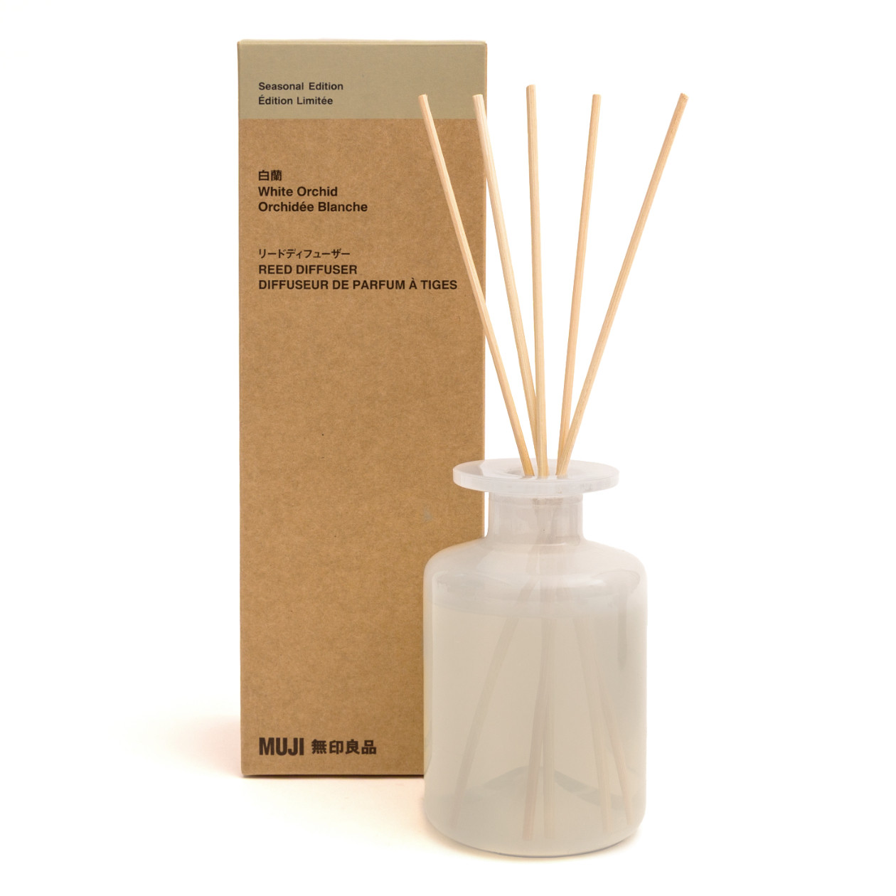 White Orchid Reed Diffuser - 175 ml | MUJI