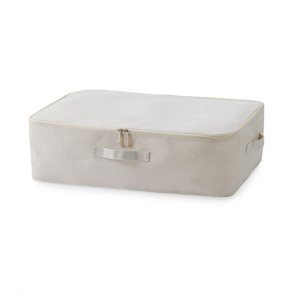 Soft Storage Box with Lid‐ Garment Case Medium | MUJI