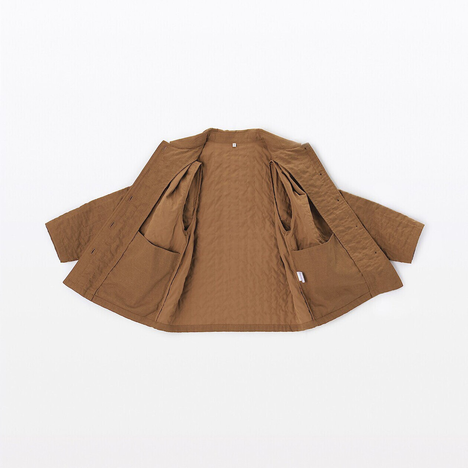 Women's Kapok Blend Double Gauze Quilted Jacket | MUJI
