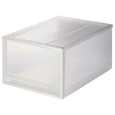 Large polypropylene storage containers MUJI