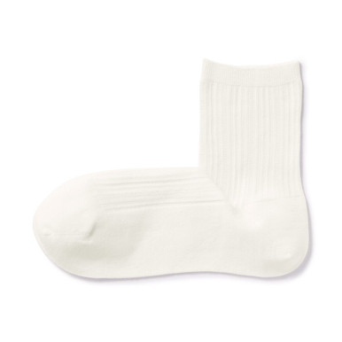 Right Angle Short Soft Cuff Socks | MUJI