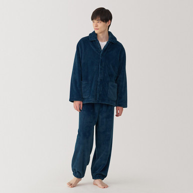 Men's Side Seamless Blanket Pyjamas | MUJI