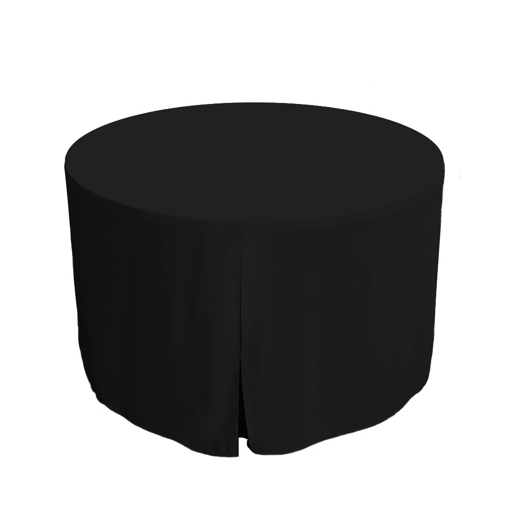 48 Inch White Round Table Cover