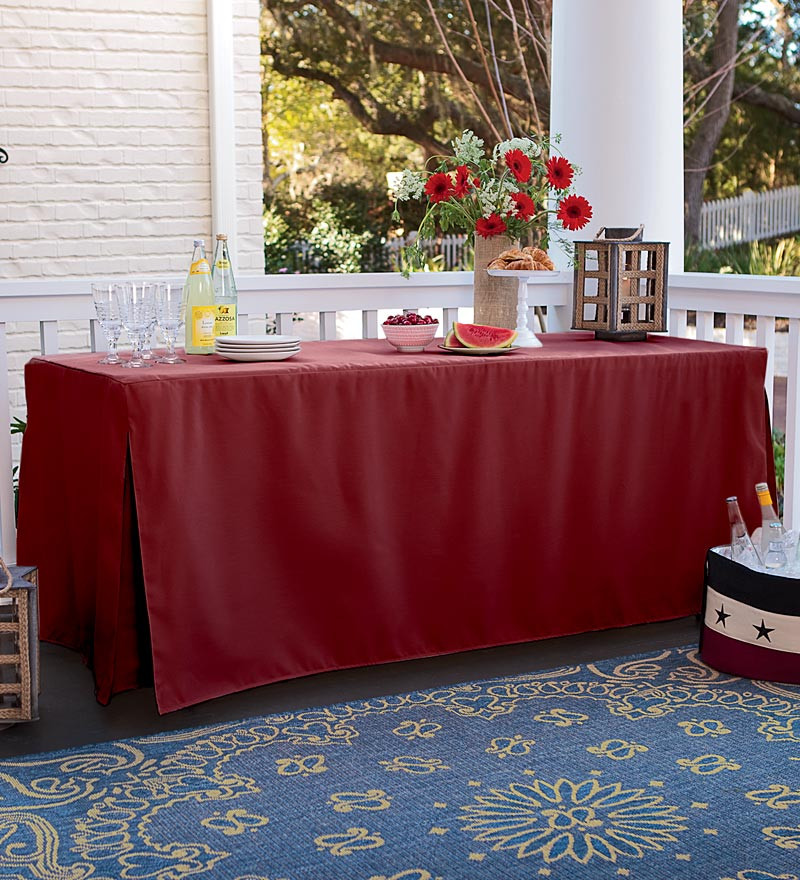 6 Foot Garnet Table Cover