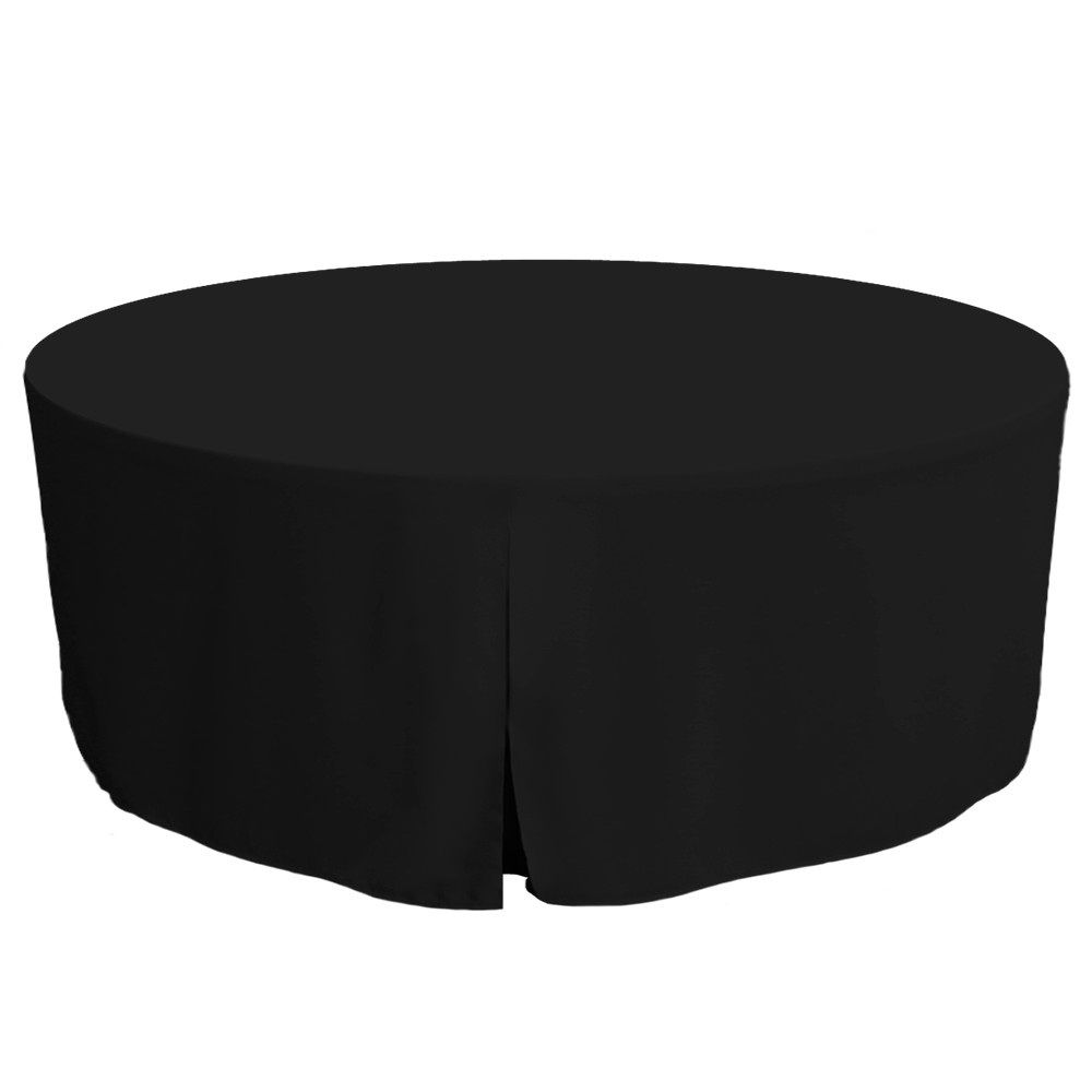 48 Inch White Round Table Cover
