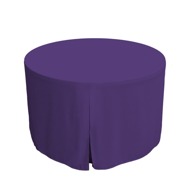 48 Inch White Round Table Cover