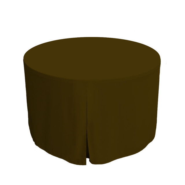 48 Inch White Round Table Cover