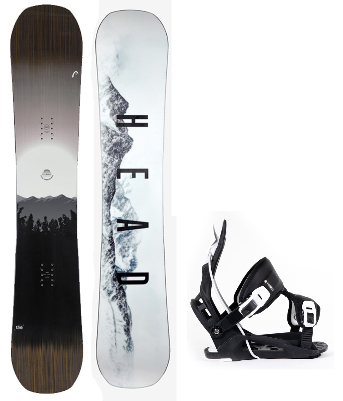 2024 HEAD Daymaker All Mountain Snowboard+Flow Alpha Bindings - SNS ...