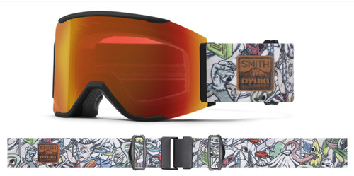 Smith Squad MAG Oyuki x Smith/ CPE Red Mirror Ski Snow Goggles Low ...