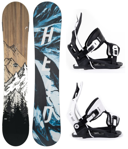2026 HEAD Rush Snowboard Package with Flow Bindings - SNS Boards ...