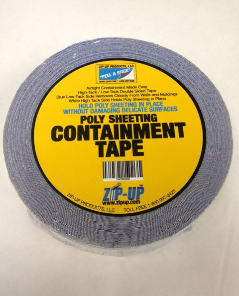 Containment Tape Adheres Sheeting Safely To Avoid Surface Damage