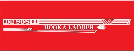 Decal Set - AMF Generic - Hook and Ladder 505, 1965 - PedalCar.com