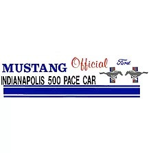 Decal Set - Mustang - Pace Car - PedalCar.com