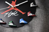 Handcrafted AJ 3D Sneakers Clock with All AJ1 Mini Sneakers