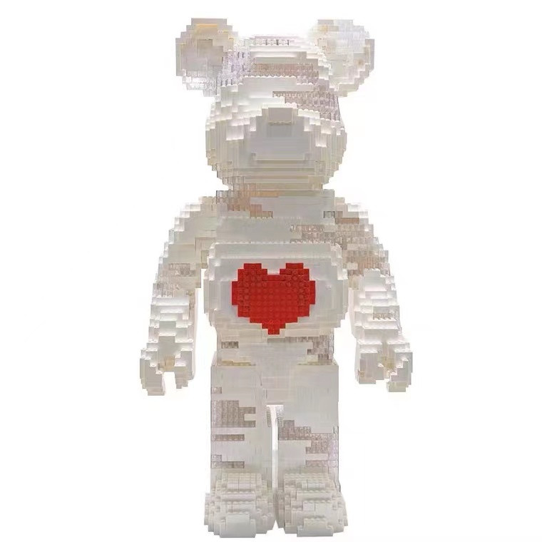 Giant Size Bearbricks 1000% Inspired 3D Puzzle Bricks Building Kit