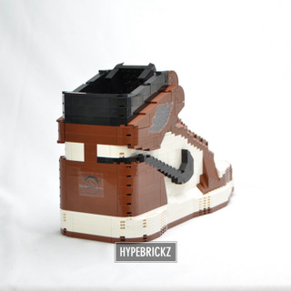 Extra Large AJ1 Travis Scott LEGO/Bricks/Block 3D Sneakers with Shoelaces