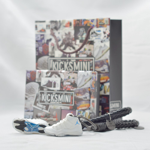 AJ11 "Legend Blue" 3D Sneaker Keychain