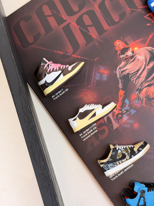The Ultimate Michael Jordan Display Frame | Features 7 Iconic Mini Air ...