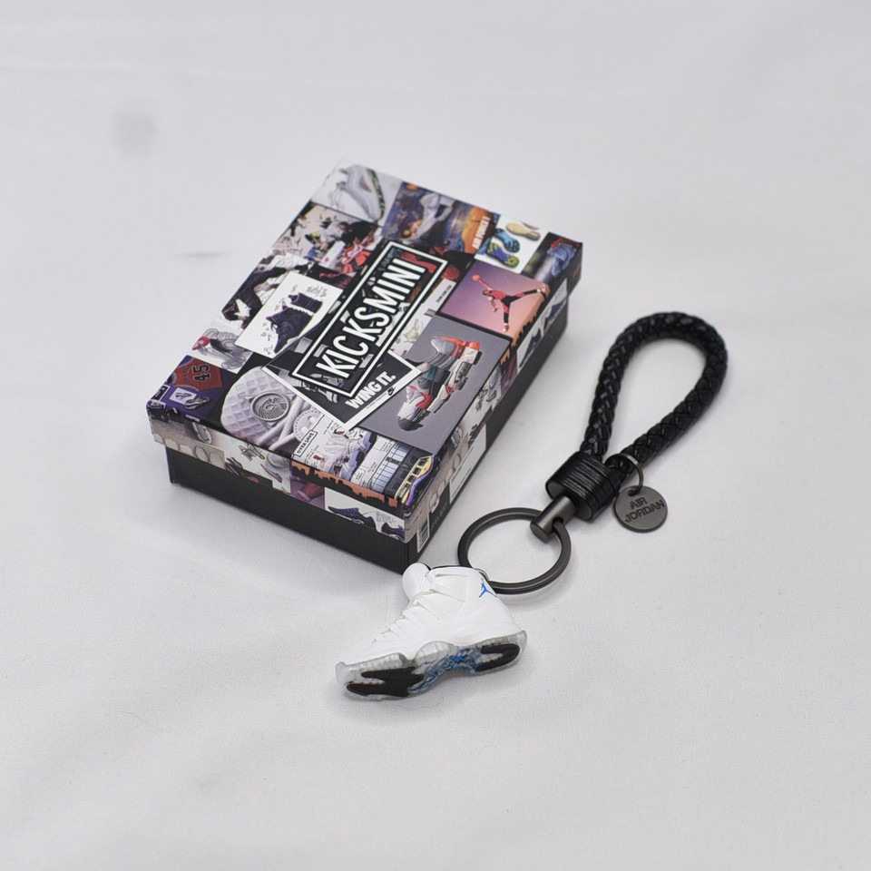 AJ11 "Legend Blue" 3D Sneaker Keychain