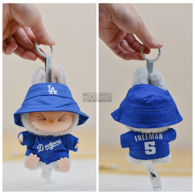 Labubu Clothes L.A. Dodgers #5 Freeman Jersey with Hat | Labubu ...