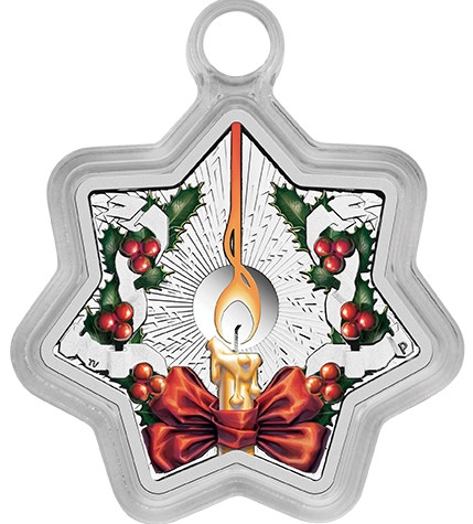 CHRISTMAS STAR - 2016 1 oz Proof Silver Coin - Perth Mint