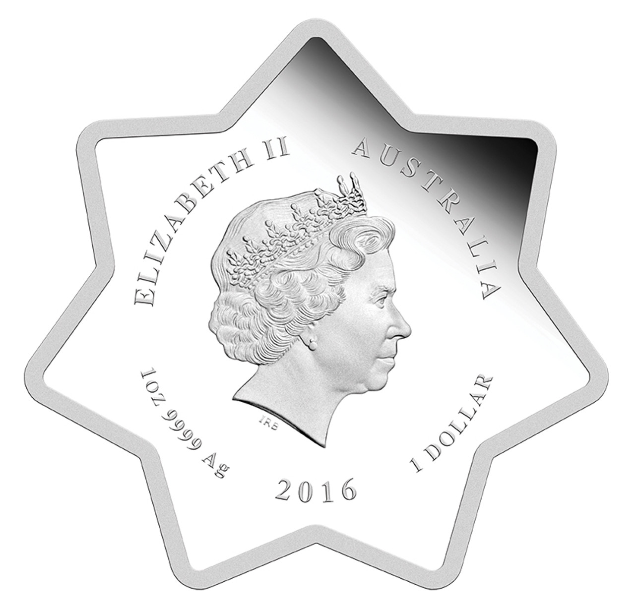 CHRISTMAS STAR - 2016 1 oz Proof Silver Coin - Perth Mint