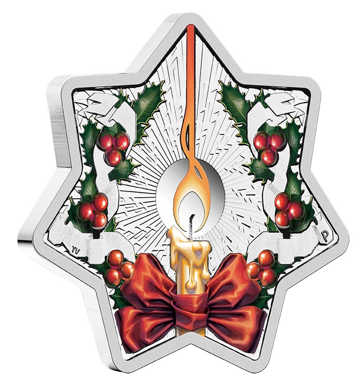 CHRISTMAS STAR - 2016 1 oz Proof Silver Coin - Perth Mint