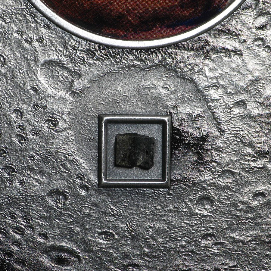 MARS THE RED PLANET Meteorites 3 Oz Silver Coin Cook Islands 2017