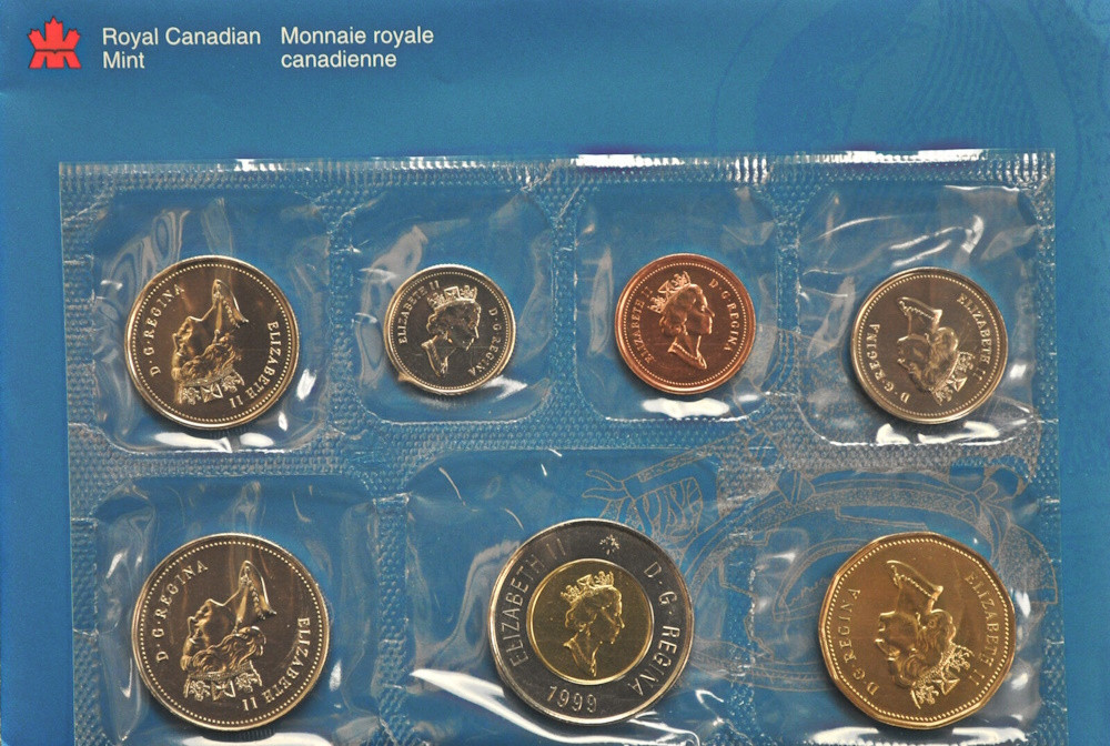 NUNAVUT Proof Like 7 Coin Set 1999 Canada RARE