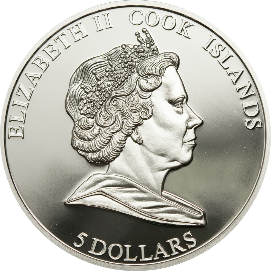 G.MEADE Battle of Gettysburg Silver Proof coin $5 Cook Islands 2009
