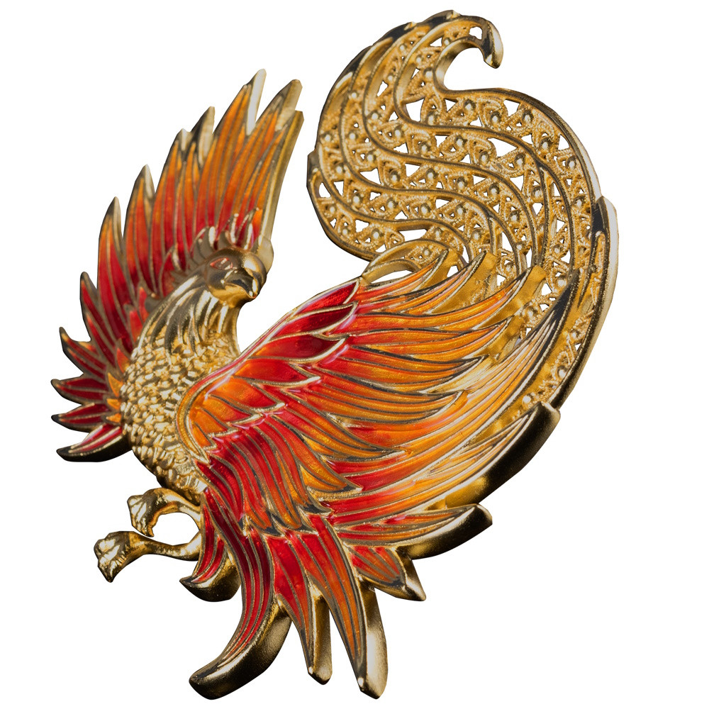 FILIGREE PHOENIX 2 oz Silver Proof Like Coin $5 Samoa 2025