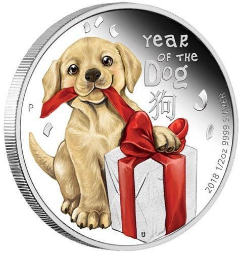 LUNAR YEAR Coins - Year of the Dog - Dazzling Coins