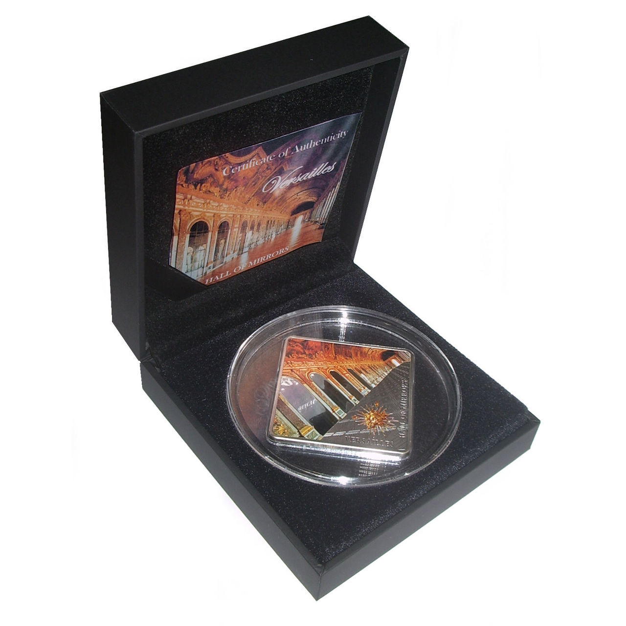 VERSAILLES Hall of Mirrors Silver Proof Coin Palau 2013