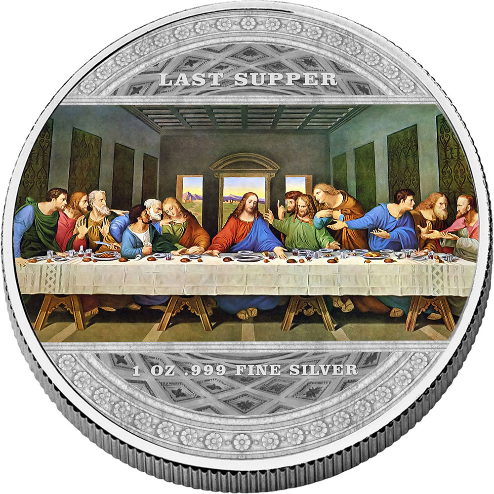 LAST SUPPER 1 oz Silver Coin Cameroon 2023
