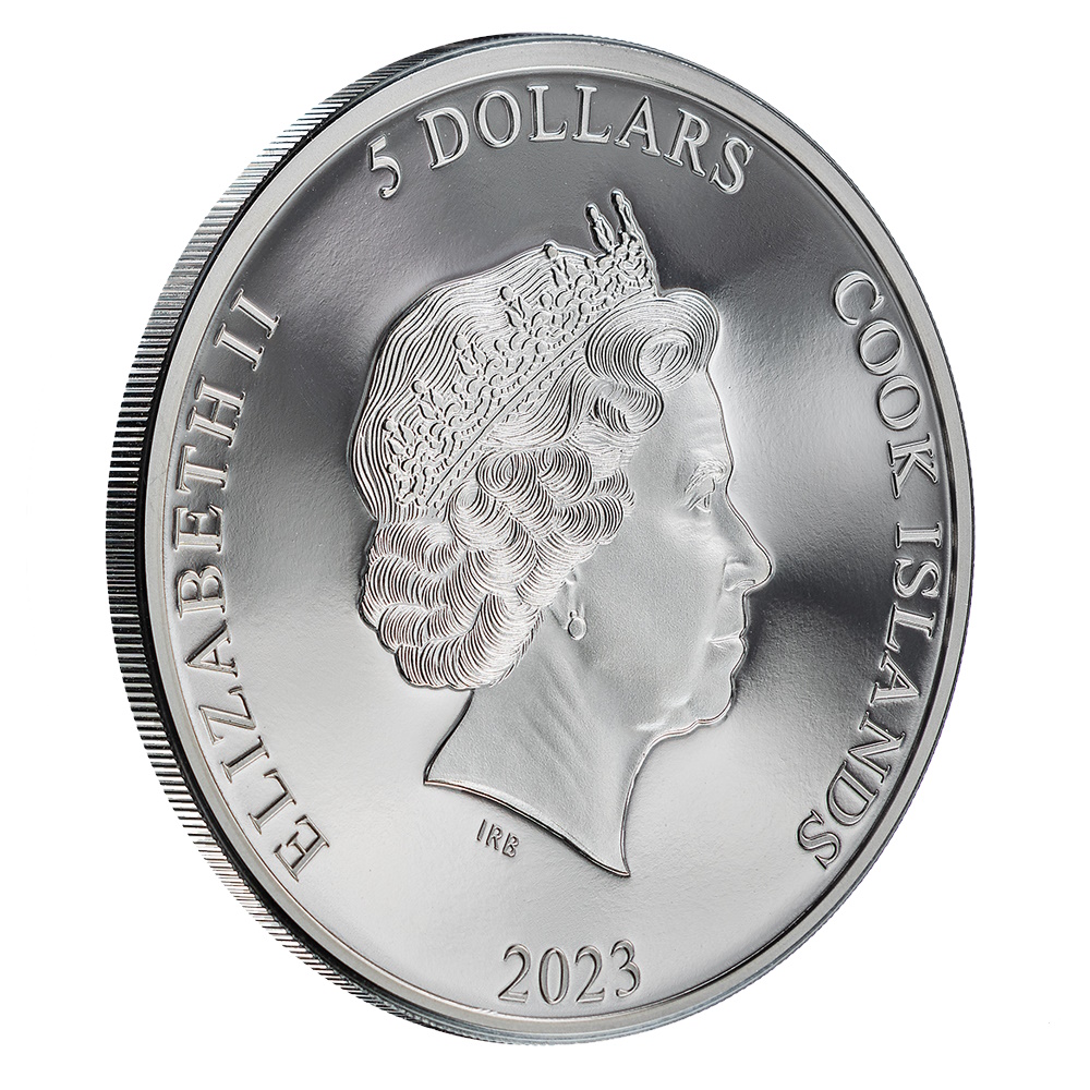 SECOND SKIN 1 oz. Silver Proof Coin $5 Cook Islands 2023