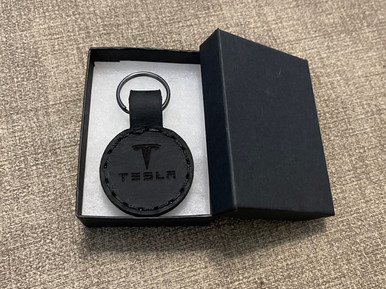 Personalized Leather Smart Key Card Fob for Tesla Model 3 / Y (Made to ...