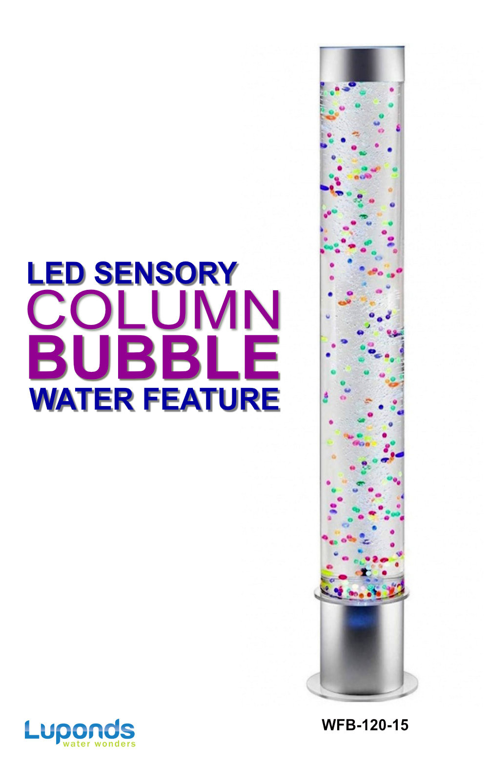 Bubble Tube Water Feature LED Sensory
