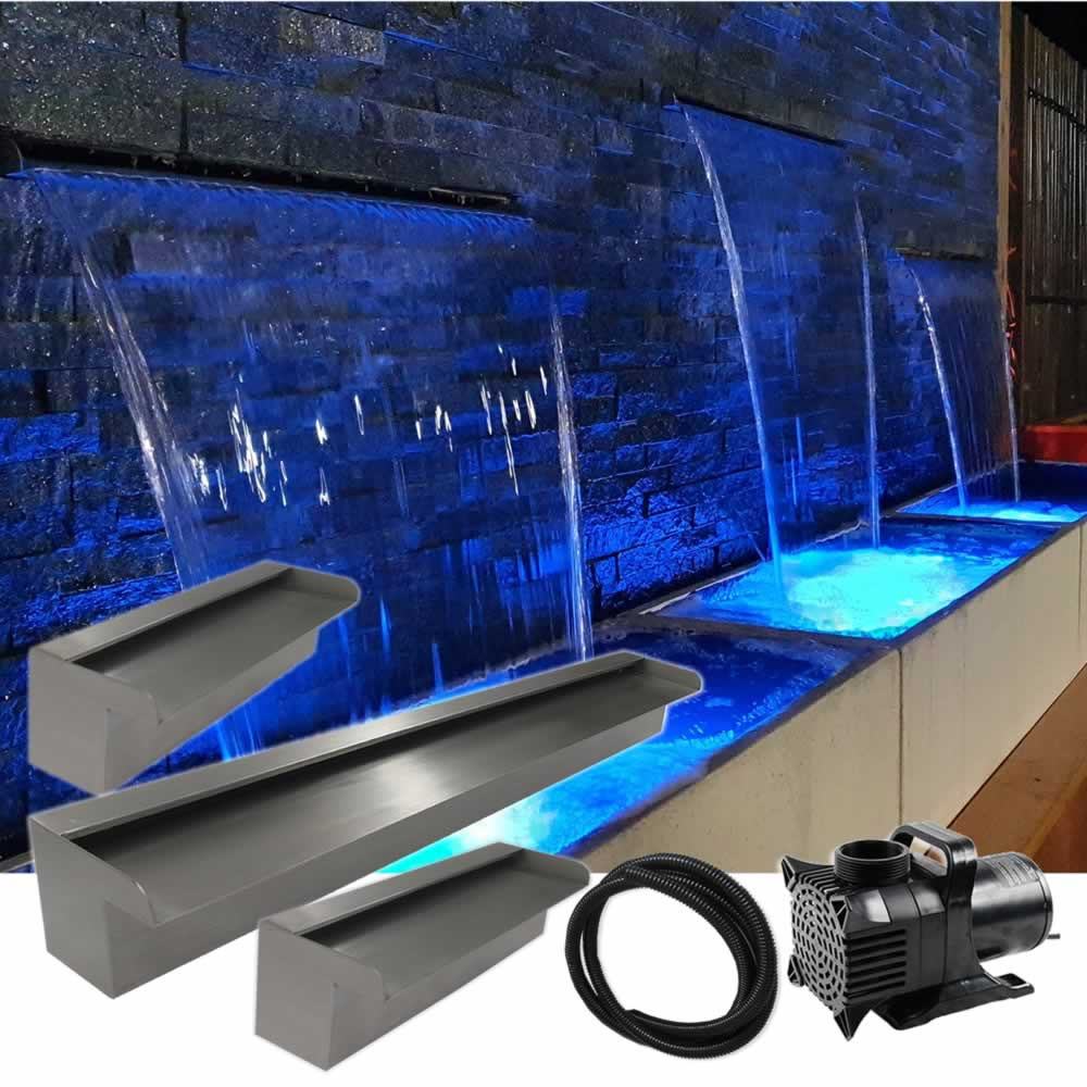 WATER WALL - DIY Water Wall Kits - Projecting Sheer Descent Effect ...