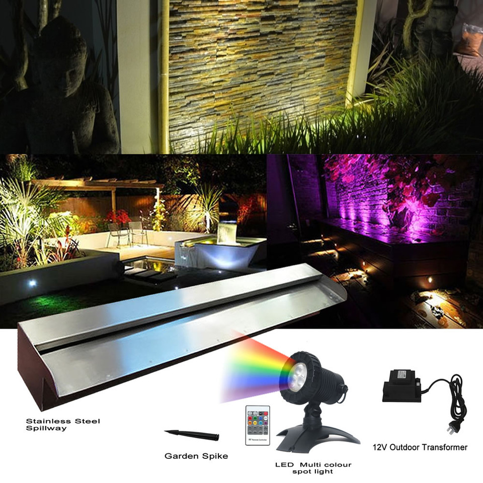 Luponds Water Feature Wall Wash Wash Effect Kit 304 Grade