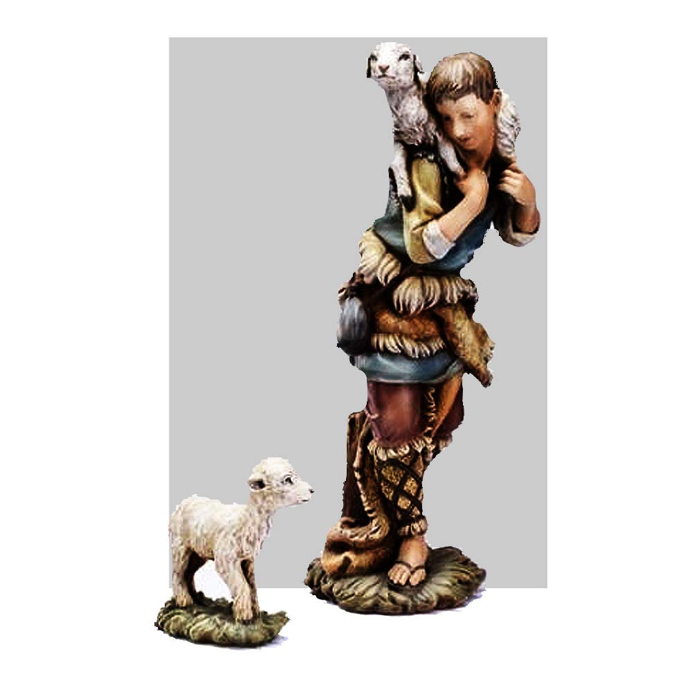 Shepherd/Sheep for 27 IN Colored Nativity | St. Patricks Guild